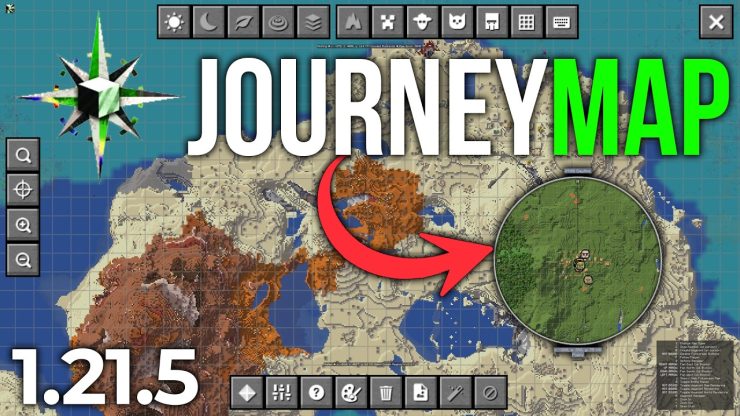 JourneyMap Mod 1.21.8 - FullMods